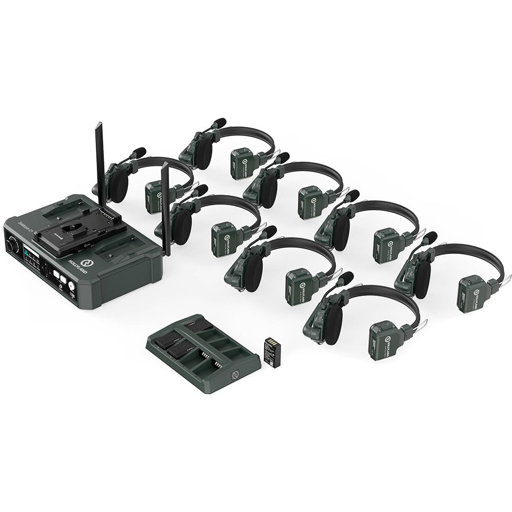 Hollyland Solidcom C1 8s Wireless Intercom Headset System – Bright Pixels Hollyland Solidcom C1 8s Wireless Intercom Headset System – Bright Pixels